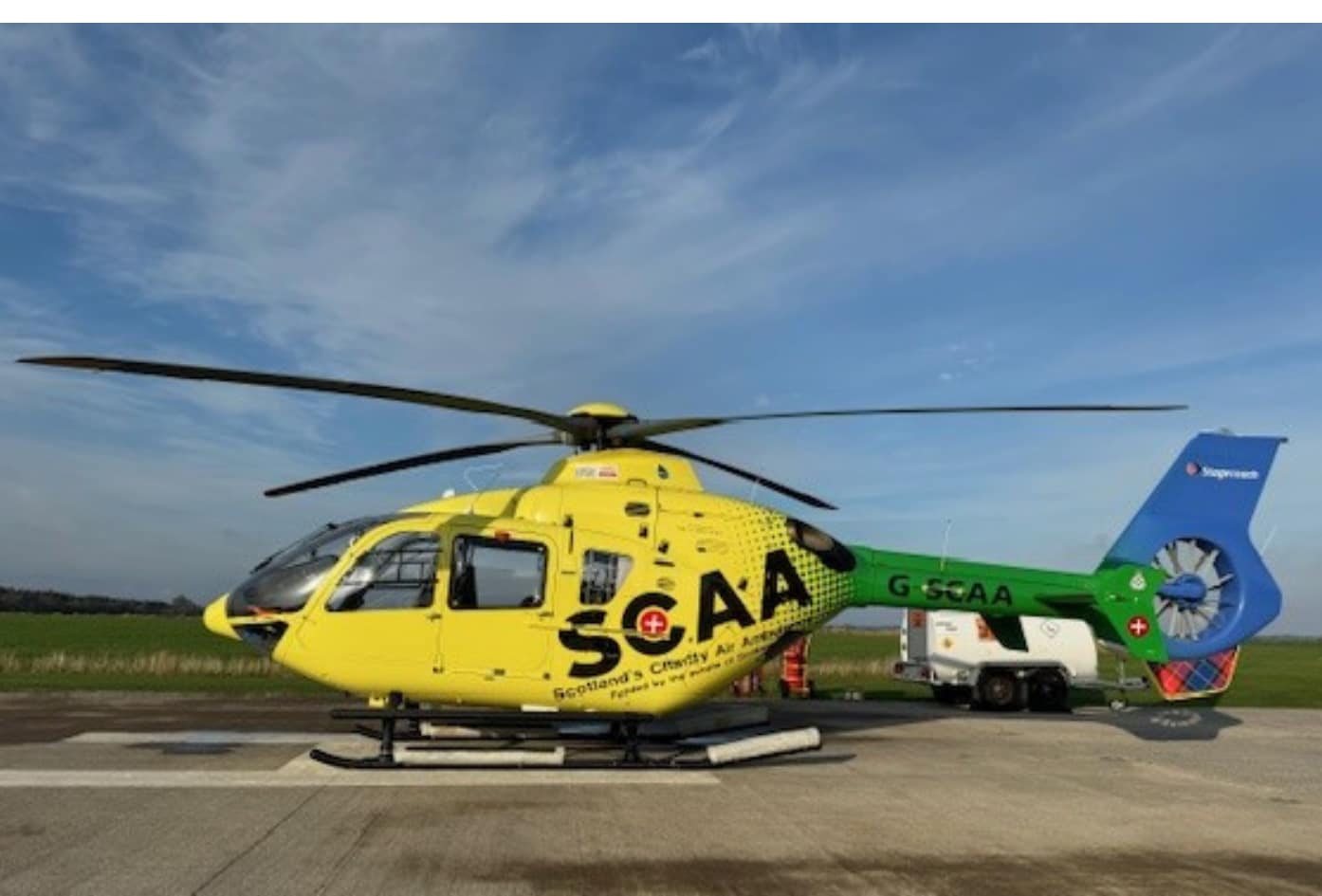 scaa helicopter perth base charity bridge systems ltd - Bridge Systems ...