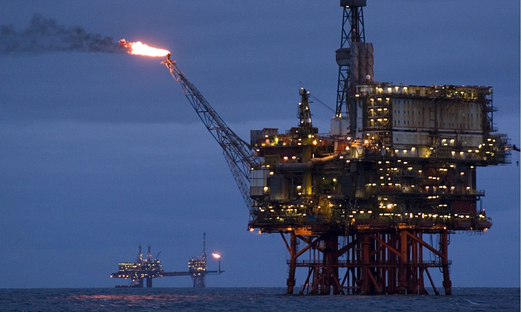 North Sea oil rig - Bridge Systems Limited